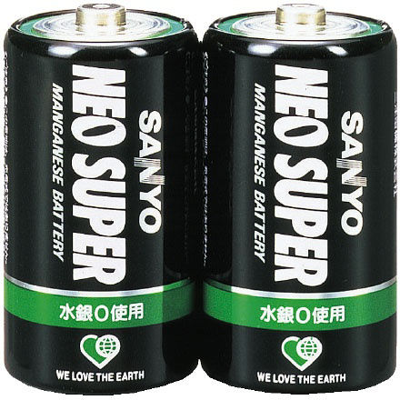 購入 マンガン乾電池＜黒＞ SUM-1(N)-2B | エネループ／電池（三洋） | Panasonic