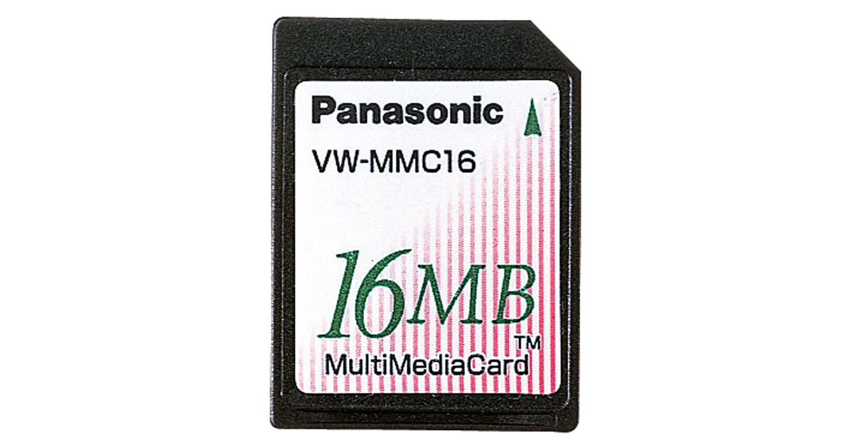 概要 マルチメディアカード VW-MMC16 | 消耗品・別売品 | Panasonic