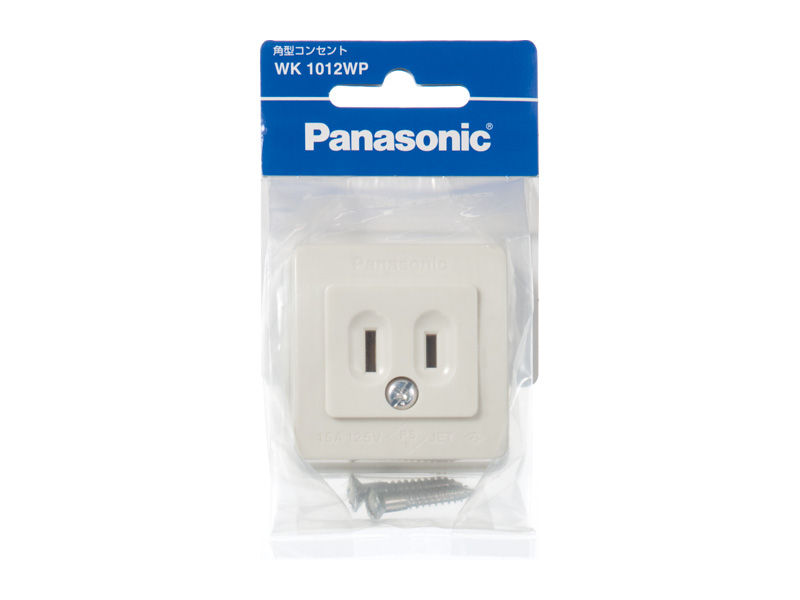 詳細情報 角型コンセント WK1012WP | 配線器具 | Panasonic